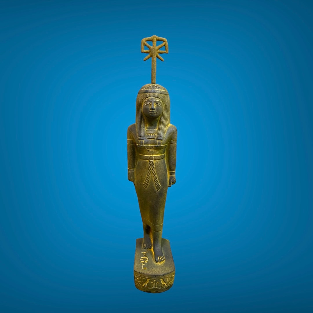 A Wonderful and Unique Seshat Statue, Carefully Crafted in Antique ...