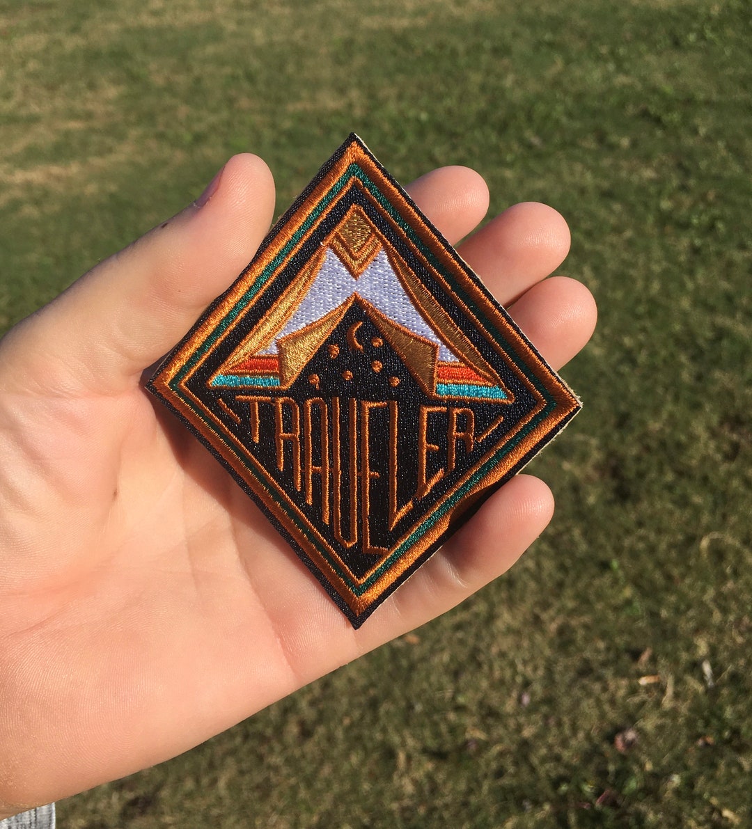 Traveler Embroidered Patch-hiking Patches-backpacking Patches - Etsy