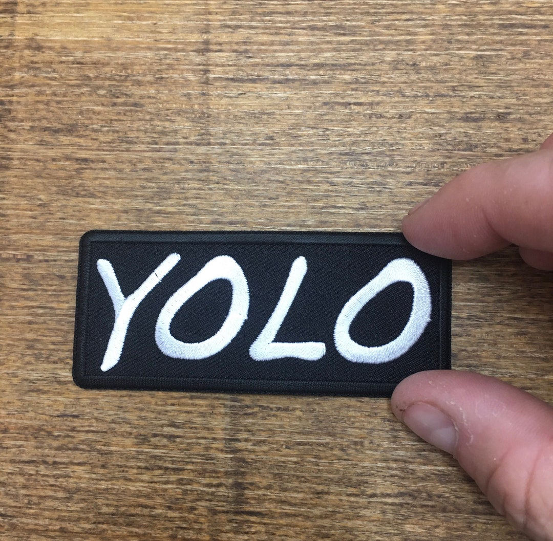 YOLO Embroidered Patches - Etsy
