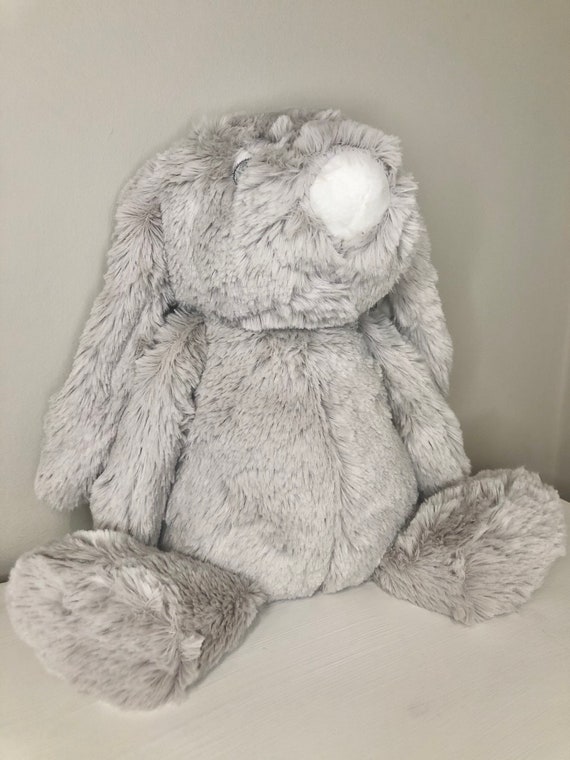 Bunny Rabbit Soft Toy Grey Bunny Plush Bunny Regalo para - Etsy España