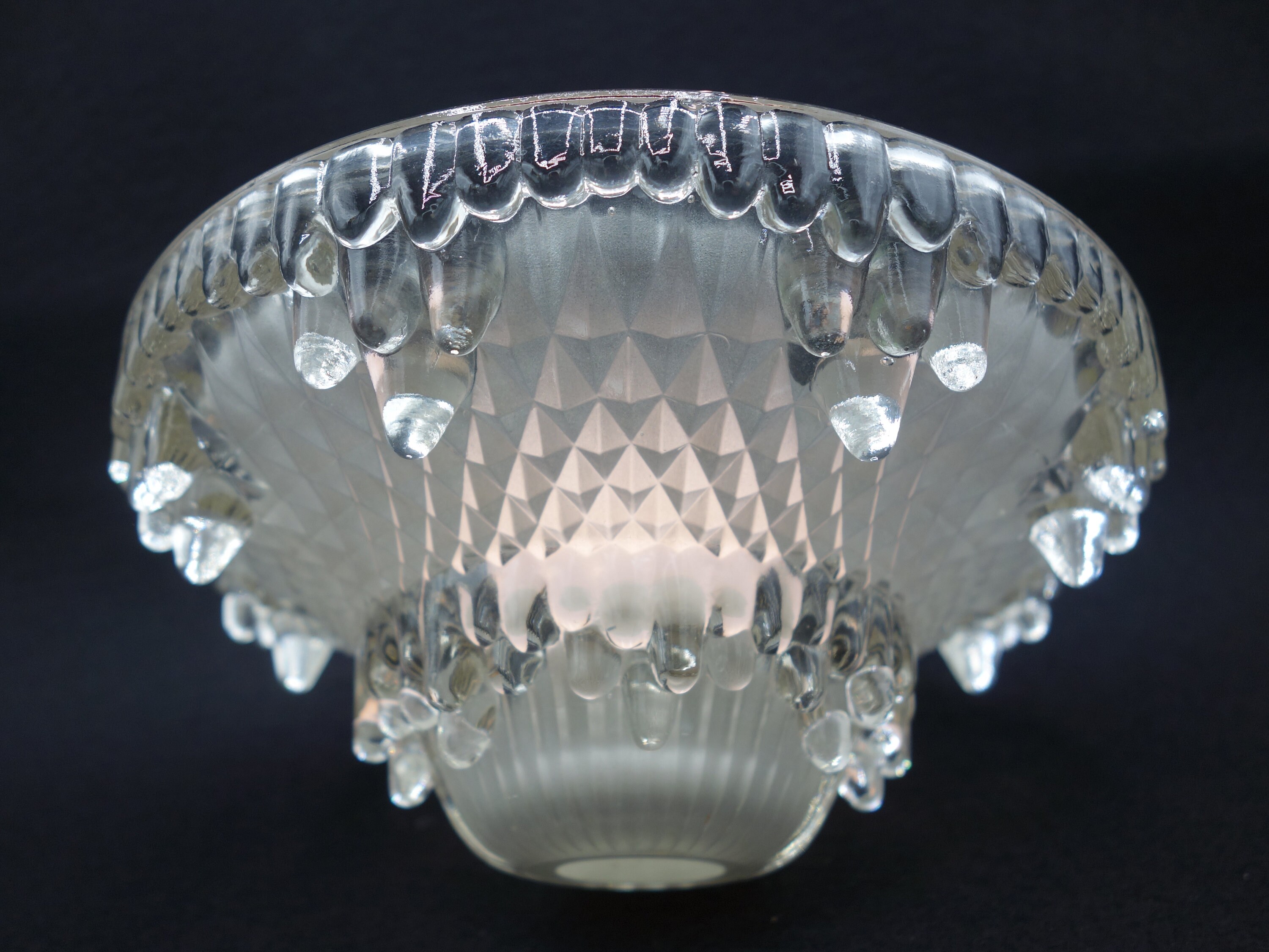 EZAN Lamp Shade Jean Gauthier Dripping Icicles Art Deco - Etsy