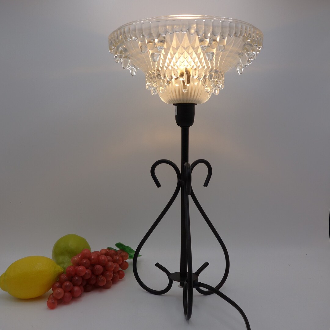 Dripping Icicles EZAN Lamp Shade Jean Gauthier Art Deco - Etsy