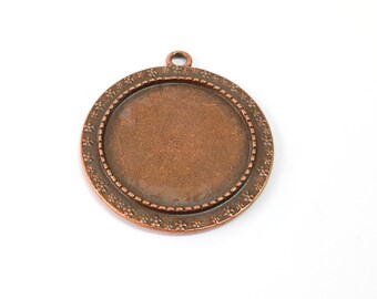 Antique Copper Bezel | Etsy