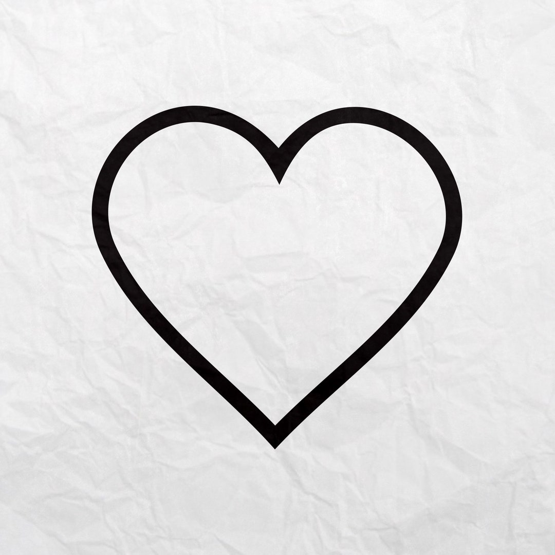 Heart Shape SVG, Digital File, Instant Download - Etsy