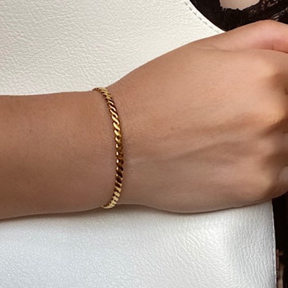 18ct Gold Plated Weave Cuff Open Cuff Adjustable Jewelry | Etsy