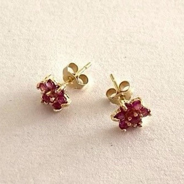 Ruby Earrings - Etsy