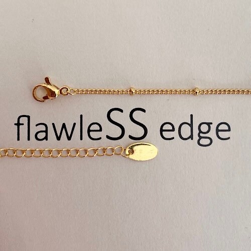 18K Gold Plated Chain Solid Halo Circle Boho Gift for Her - Etsy