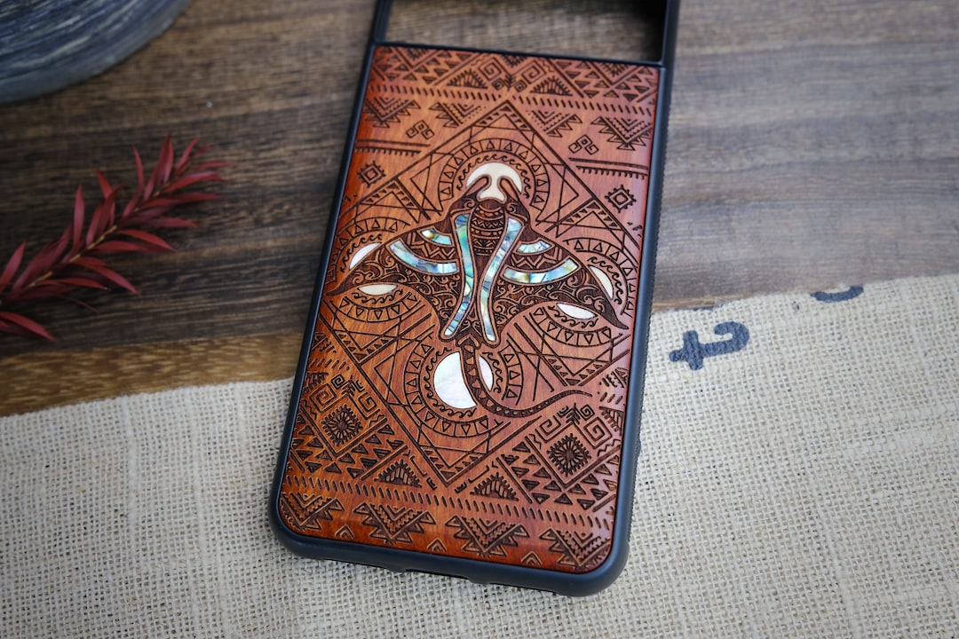 The Tribal Manta Ray: an Aztec Odyssey, Hand-inlaid Wood & Mother of ...