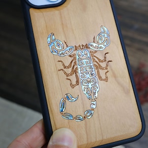 Desert Spirit: the Tribal Scorpion, Hand-inlaid Wood & Mother of Pearl ...