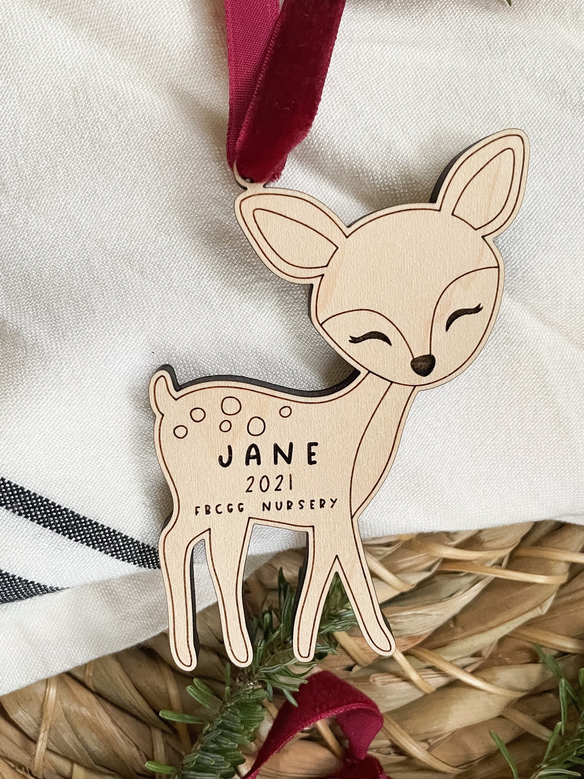 Etichette regalo con animali del bosco incisi / Bambini Rustico Ricordo ...