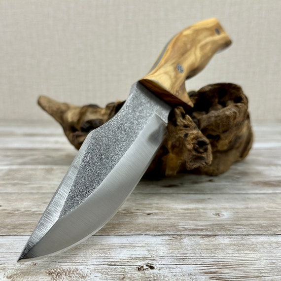 Tactical Knife With N690 Bohler Steel Olive Handle and 1/8 - Etsy