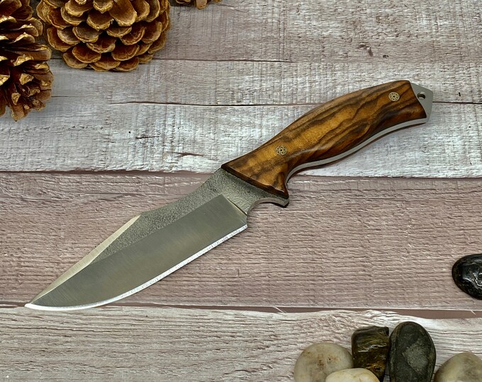 Handmade Knife, Mountain Man Frontier Sheath, Forged Knife, Bushcraft ...