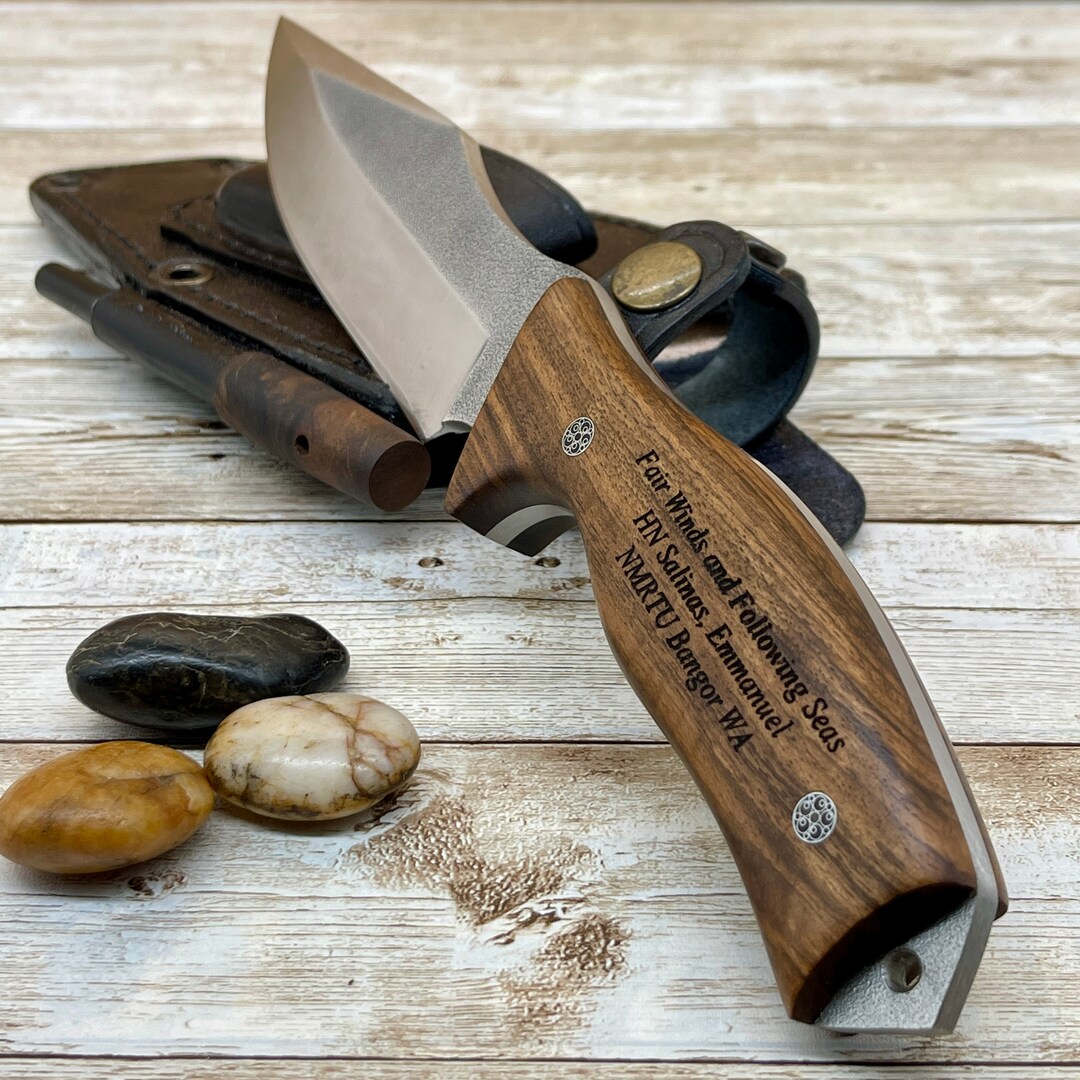 Customized Knife, Personalized Knife, Engraved Knife, Fix Blade Knife ...