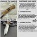 Tactical Knife With N690 Bohler Steel Olive Handle and 1/8 Inch Leather ...