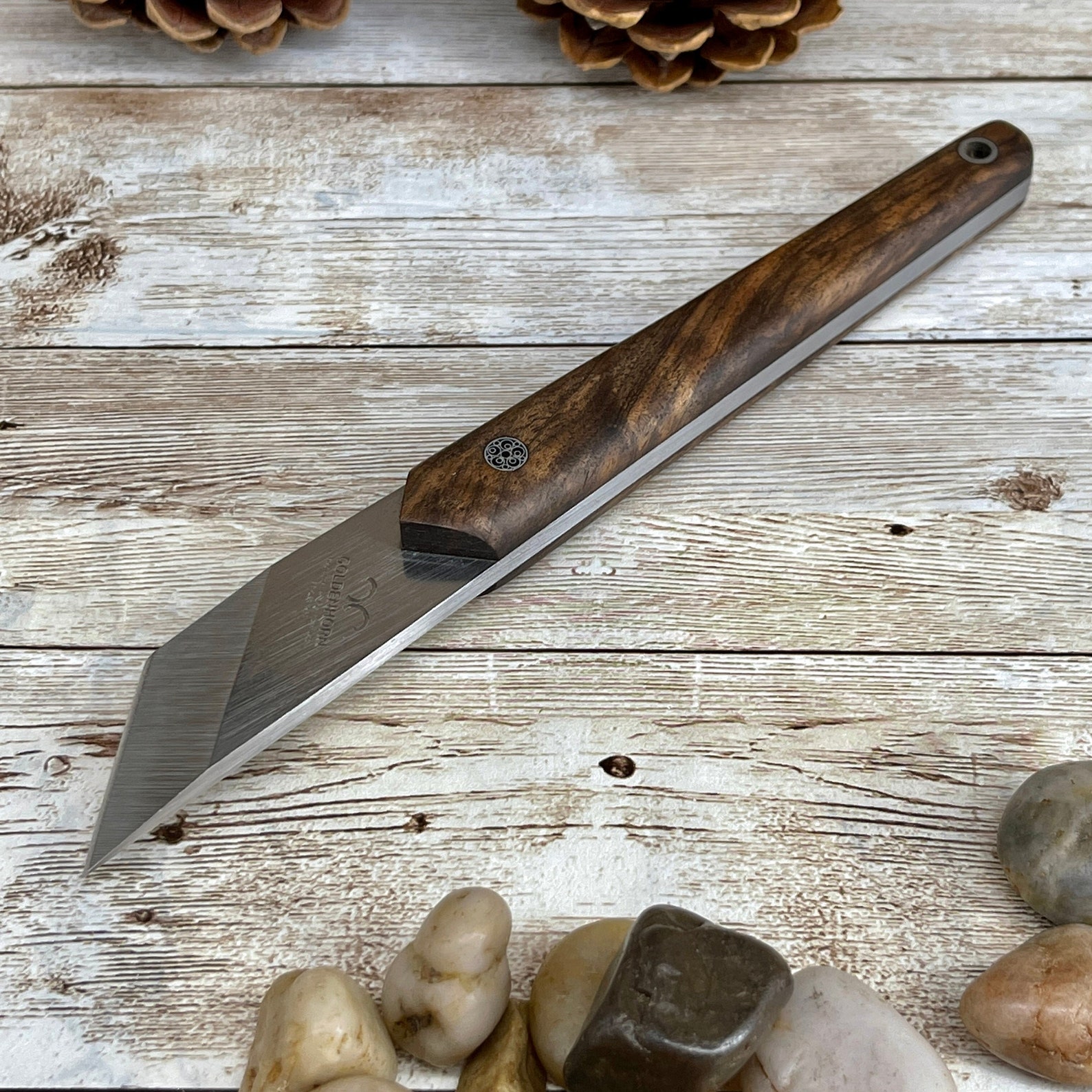 Kiridashi Knife, Japanese Wood Carving Knife 1/8 Inch N690 Steel Blade ...