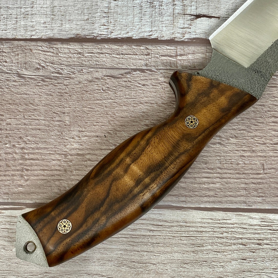Tactical Knife With N690 Bohler Steel Walnut Handle and 1/8 - Etsy