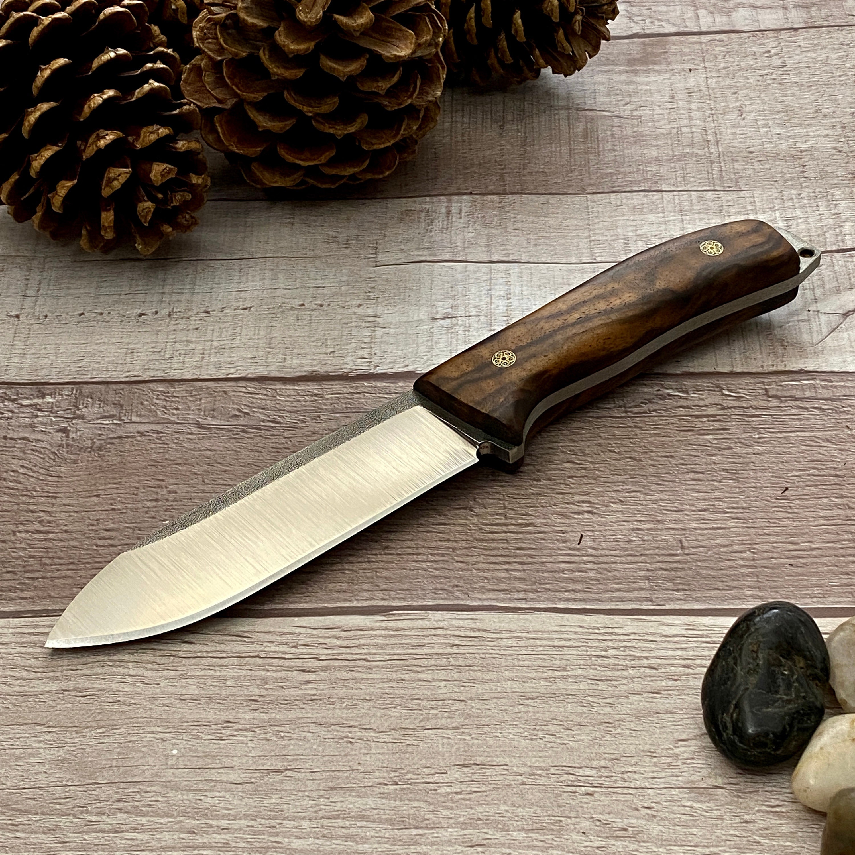 Professional Hunting Knife Leather Sheath Bushcraft Knife | Etsy