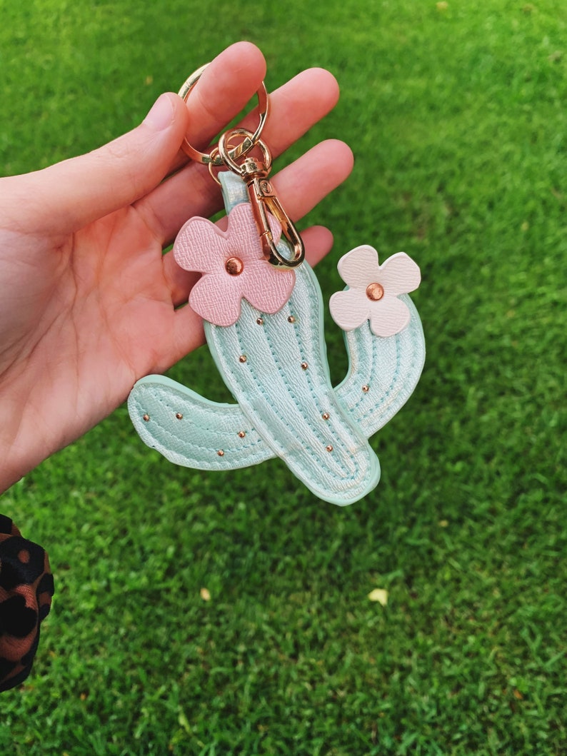 Blooming Cactus Keychain Purse Accessories Bags Gifts - Etsy