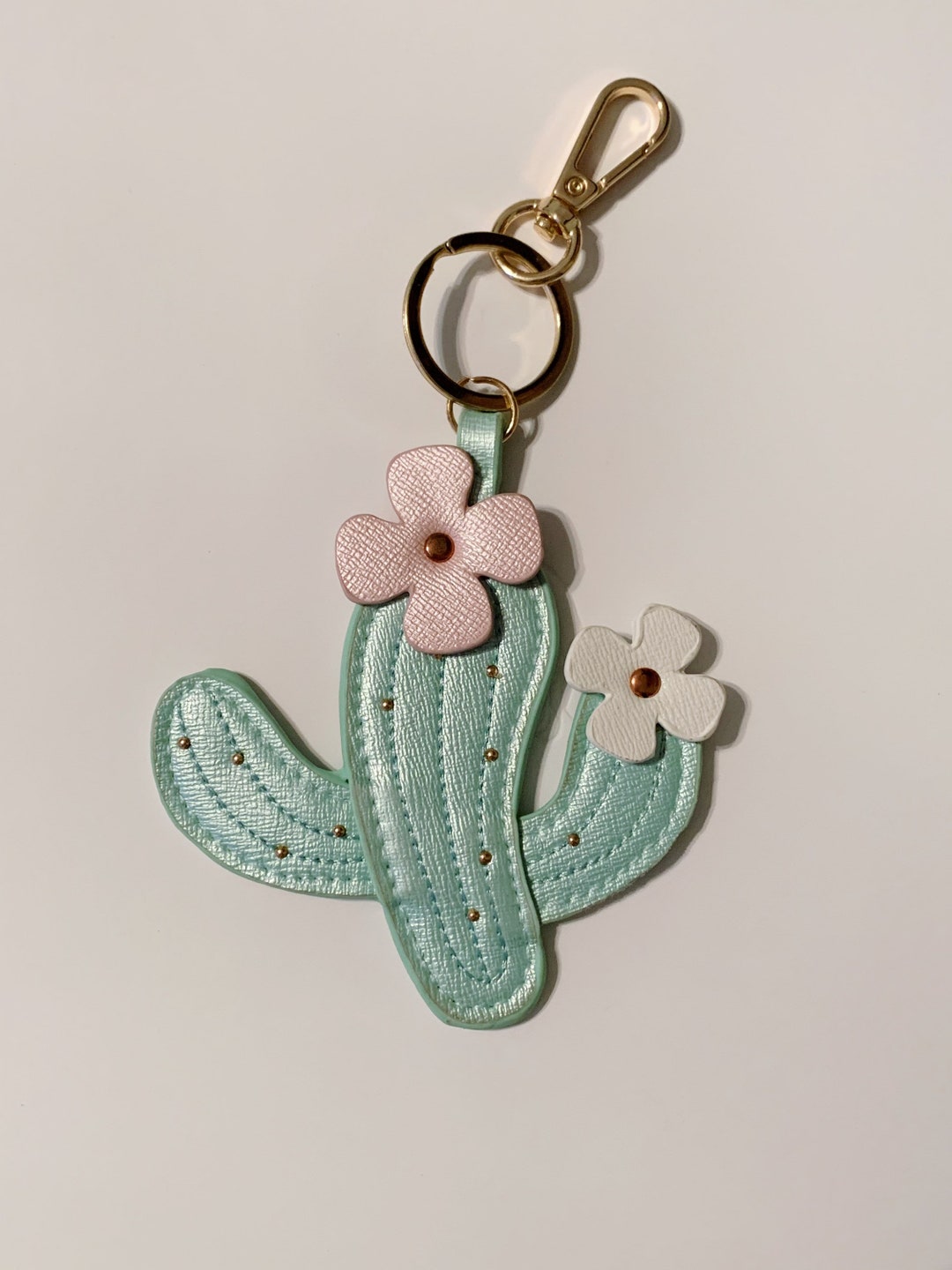 Blooming Cactus Keychain Purse Accessories, Bags, Gifts, Cactus - Etsy