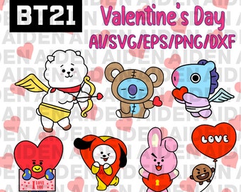 Bt21 Valentine Day | Etsy