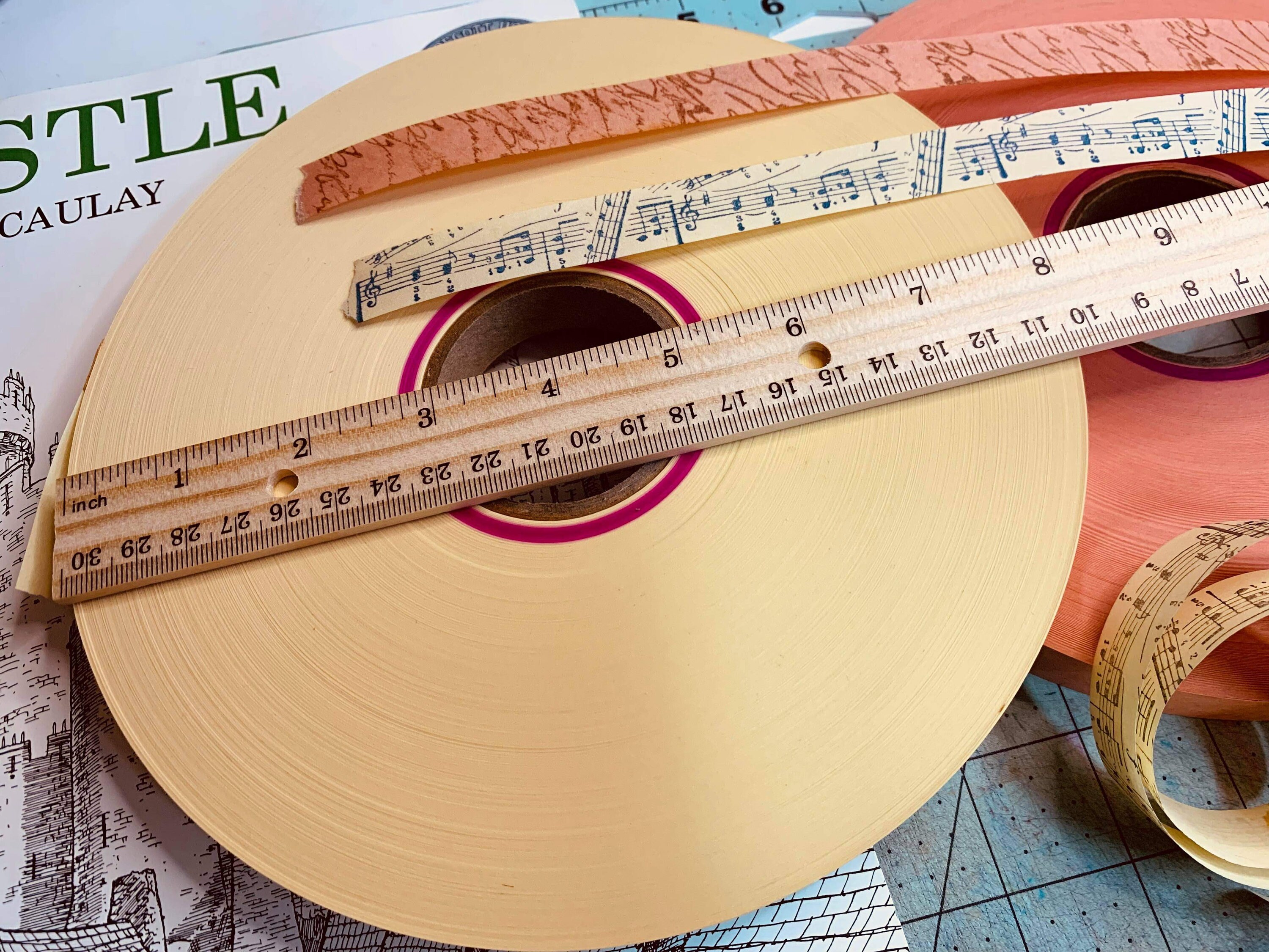 Vintage Teletype Paper Full Roll Pink or Yellow - Etsy