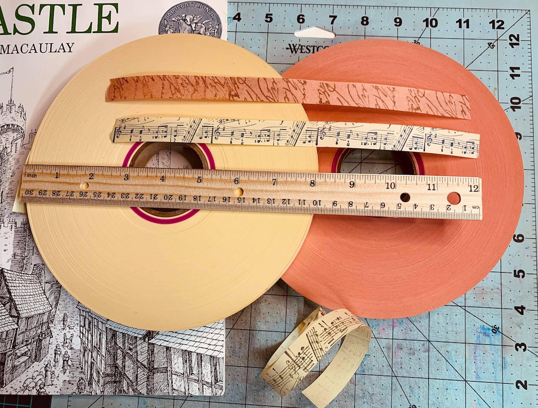 Vintage Teletype Paper Full Roll Pink or Yellow - Etsy