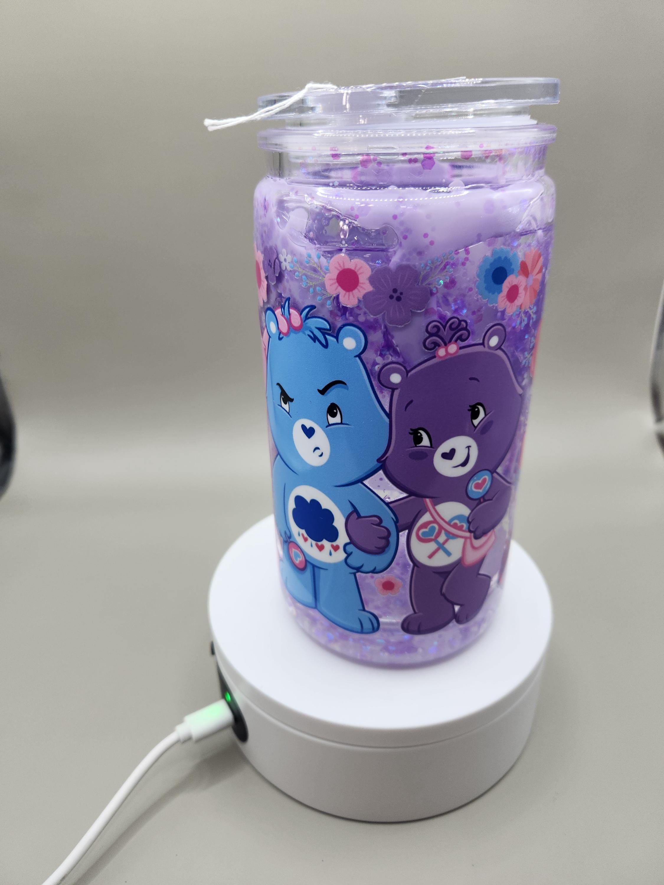 16 Oz Care Bears Lava Drip Acrylic Snowglobe - Etsy