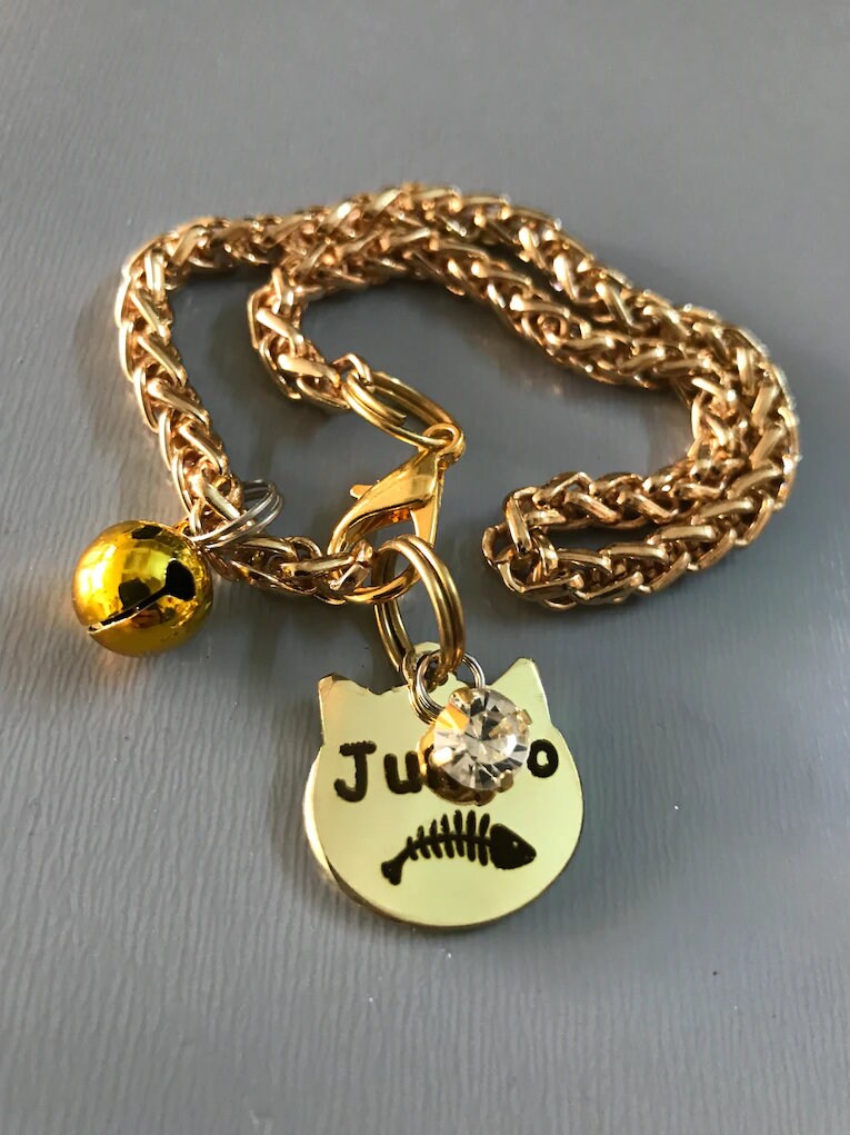 Personalized Pet Necklace Jewelry for Cats Chains for Pets - Etsy