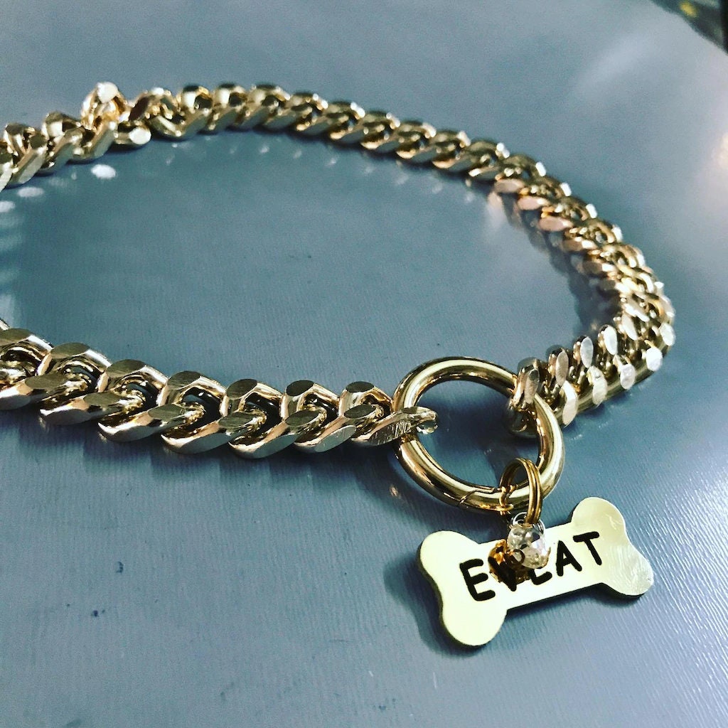 Custom Cuban Link Pet Chain Jewelry for Dogs Chains for - Etsy