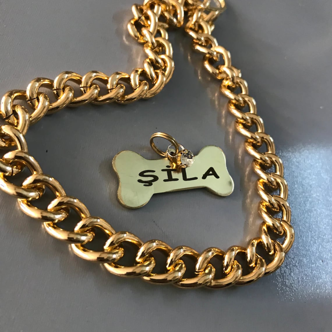 Custom Cuban Link Pet Chain Jewelry for Dogs Chains for - Etsy