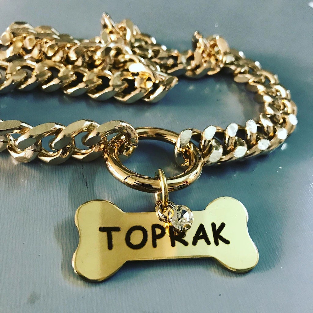 Custom Cuban Link Pet Chain Jewelry for Dogs Chains for - Etsy