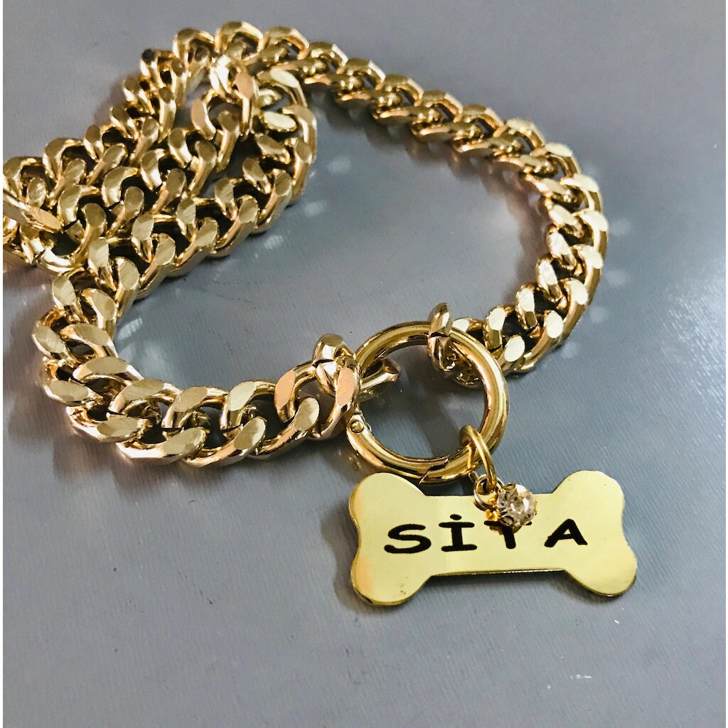 Custom Cuban Link Pet Chain Jewelry for Dogs Chains for | Etsy