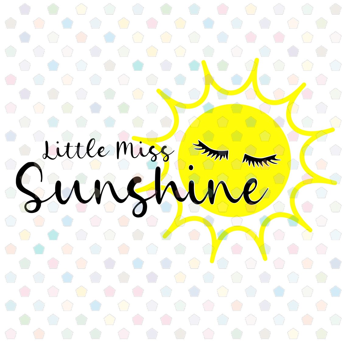 Little Miss Sunshine SVG & PNG Digital Download - Etsy