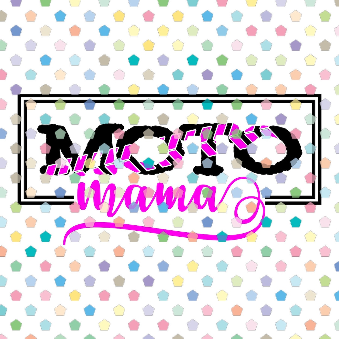 Moto Mama SVG and PNG Digital Download Files - Etsy