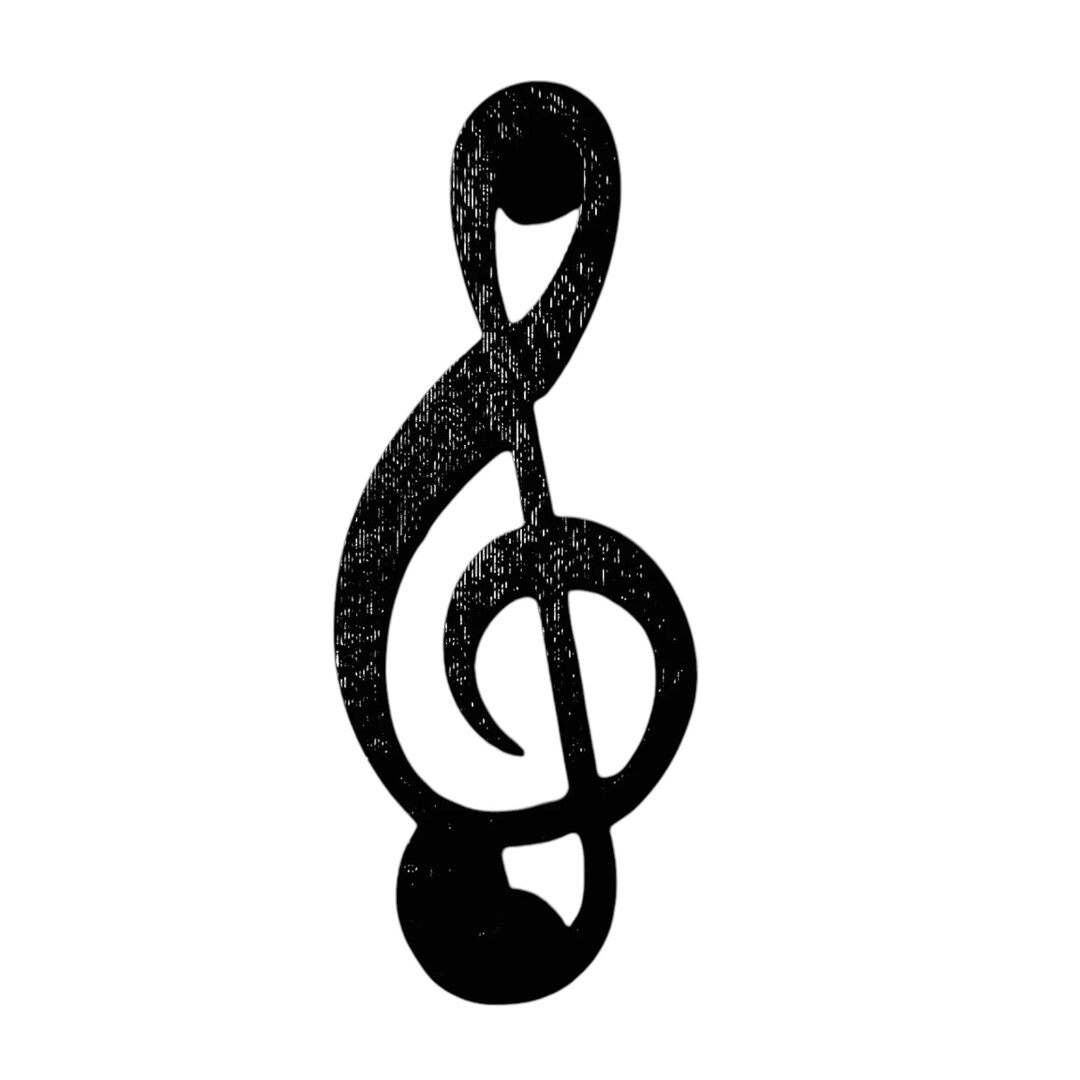 Musical Clef Front Door Knocker Black Cast Iron - Etsy