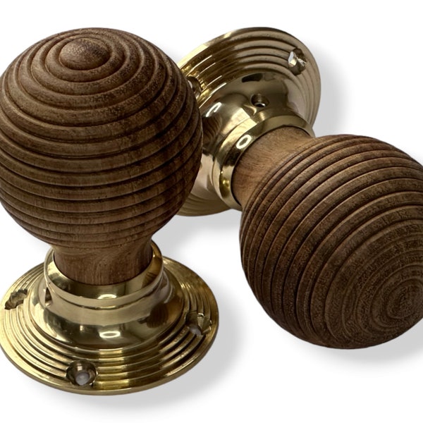 Wooden Door Knobs - Etsy