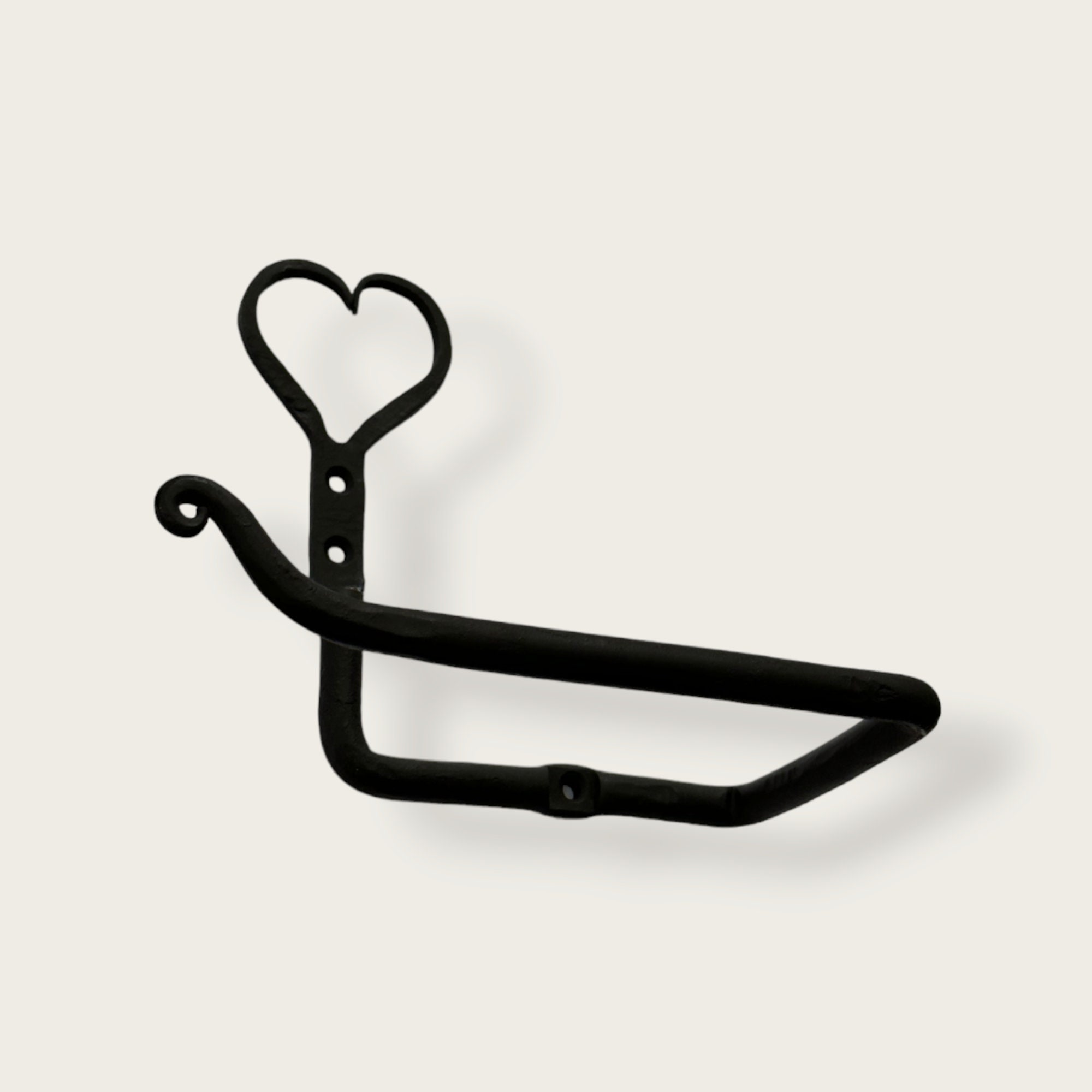 Cast Iron Wrought Handforged Love Heart Toilet Paper Holder - Etsy