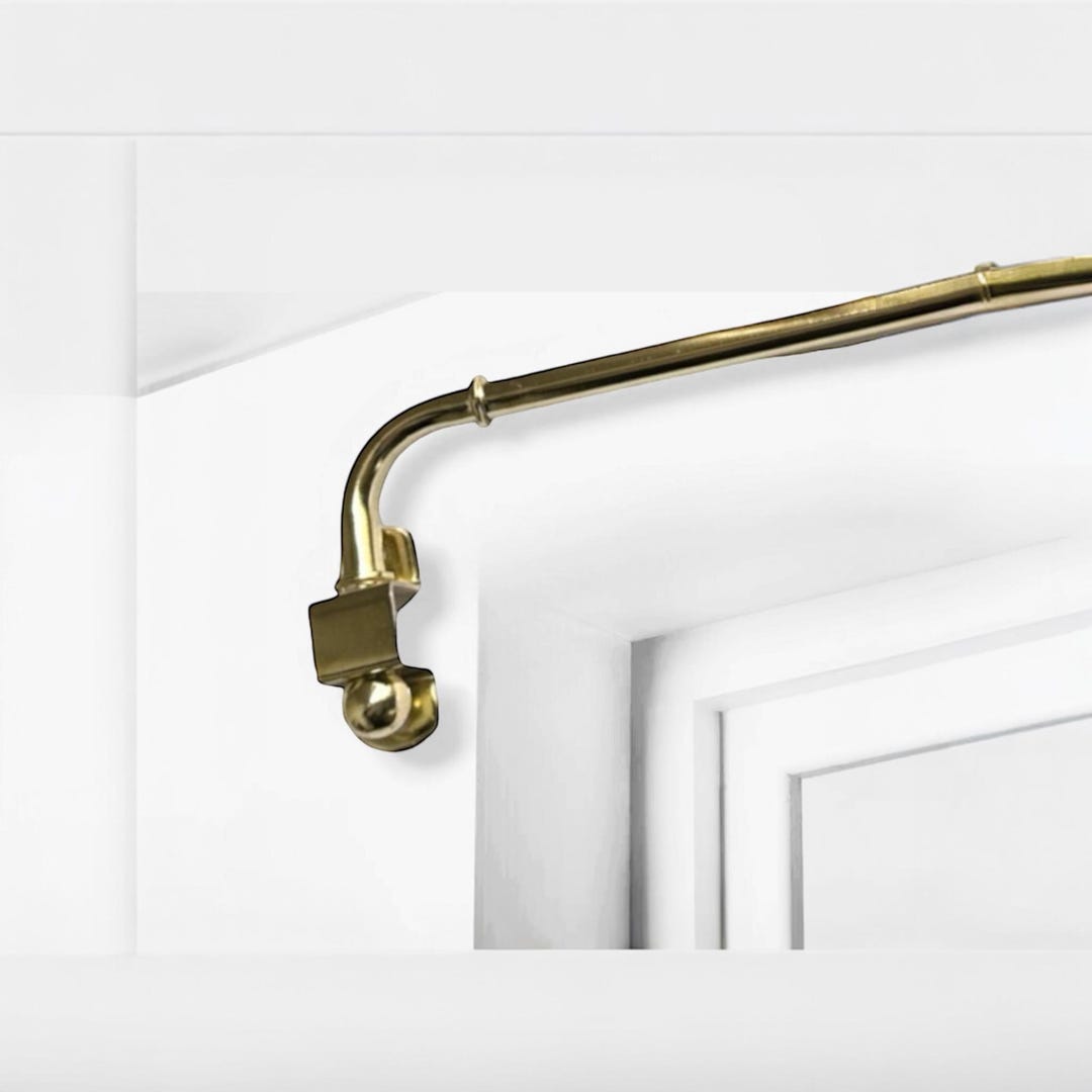 Curtain Drapery Arm Swingable Arm Adjustable Polished Brass 30 - 50cm ...