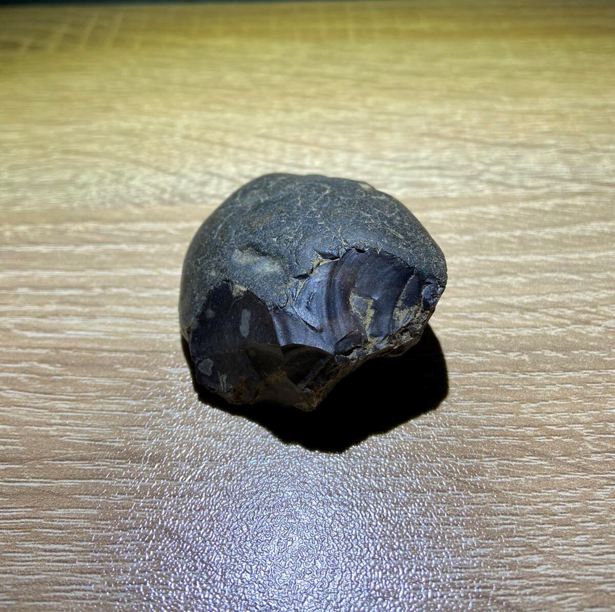 BLACK FLINT/ Extraordinary Rare Royal Raw Creamy Black Flintstone/ Fire ...