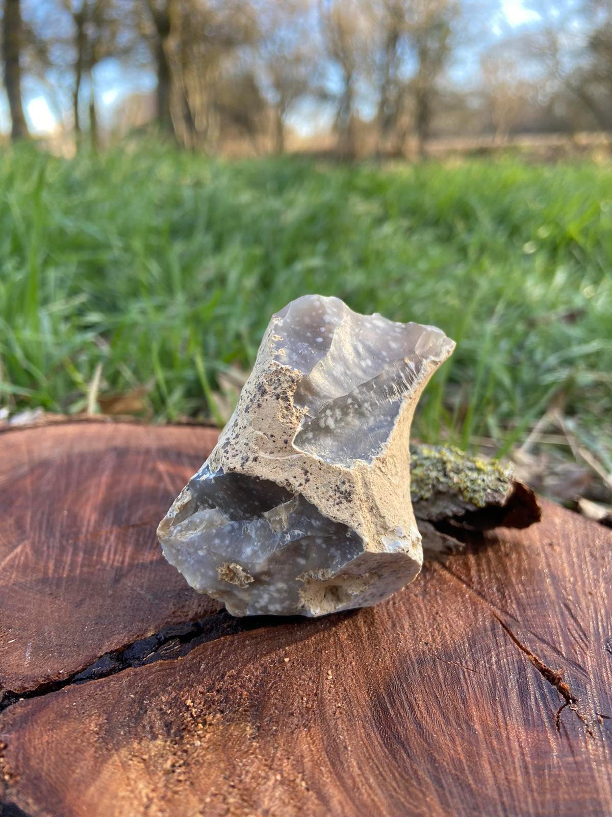Natural Flint, Flint Stone. Meditation. Thunderstone. Firestone. Tool ...