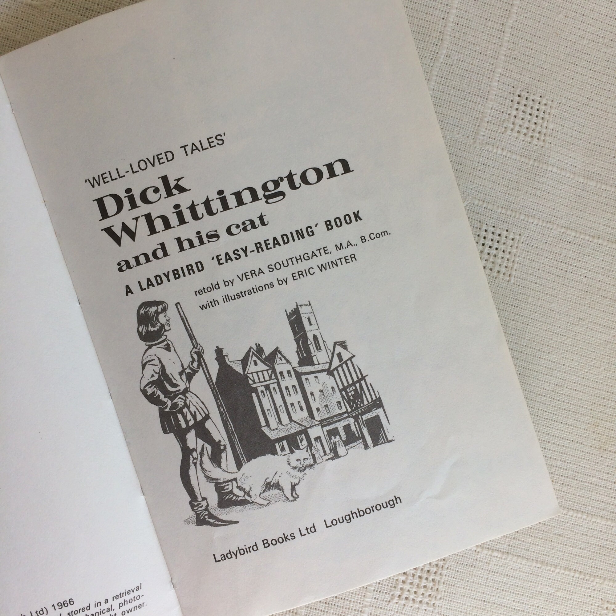 Dick Whittington And His Cat Vintage Ladybird Well Loved Etsy Uk