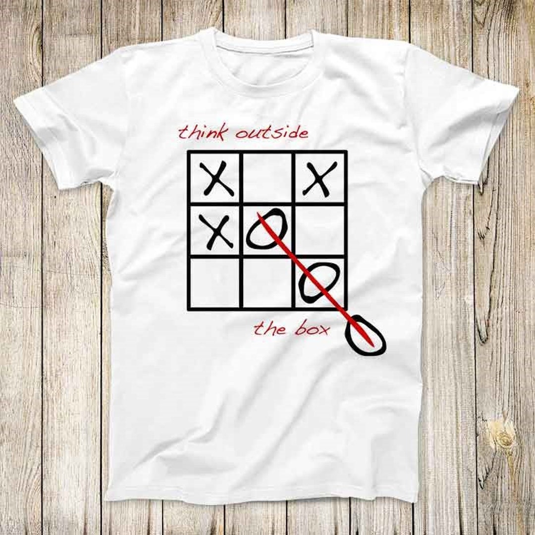 OXO Game XOX Think Outside the Box Top Tee Best Cute Gift Mens Women ...