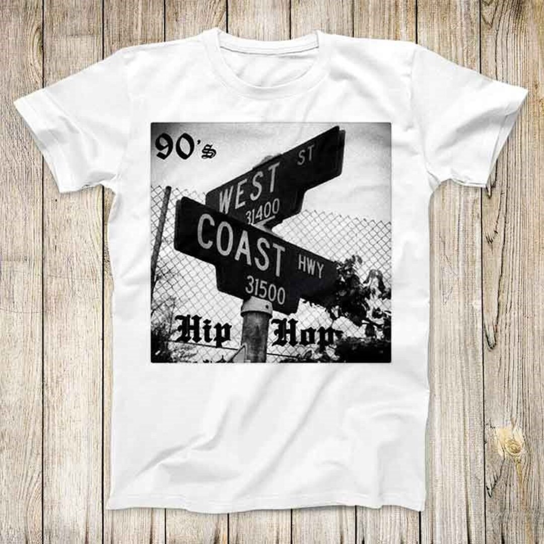 West Coast Tee California Top Vintage Best Gift Super Cool Gangsta Rap ...