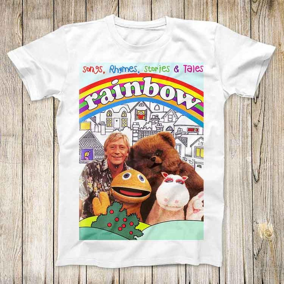 Rainbow TV Show Cartoon Reality Top Tee Best Seller Birthday Gift Men ...
