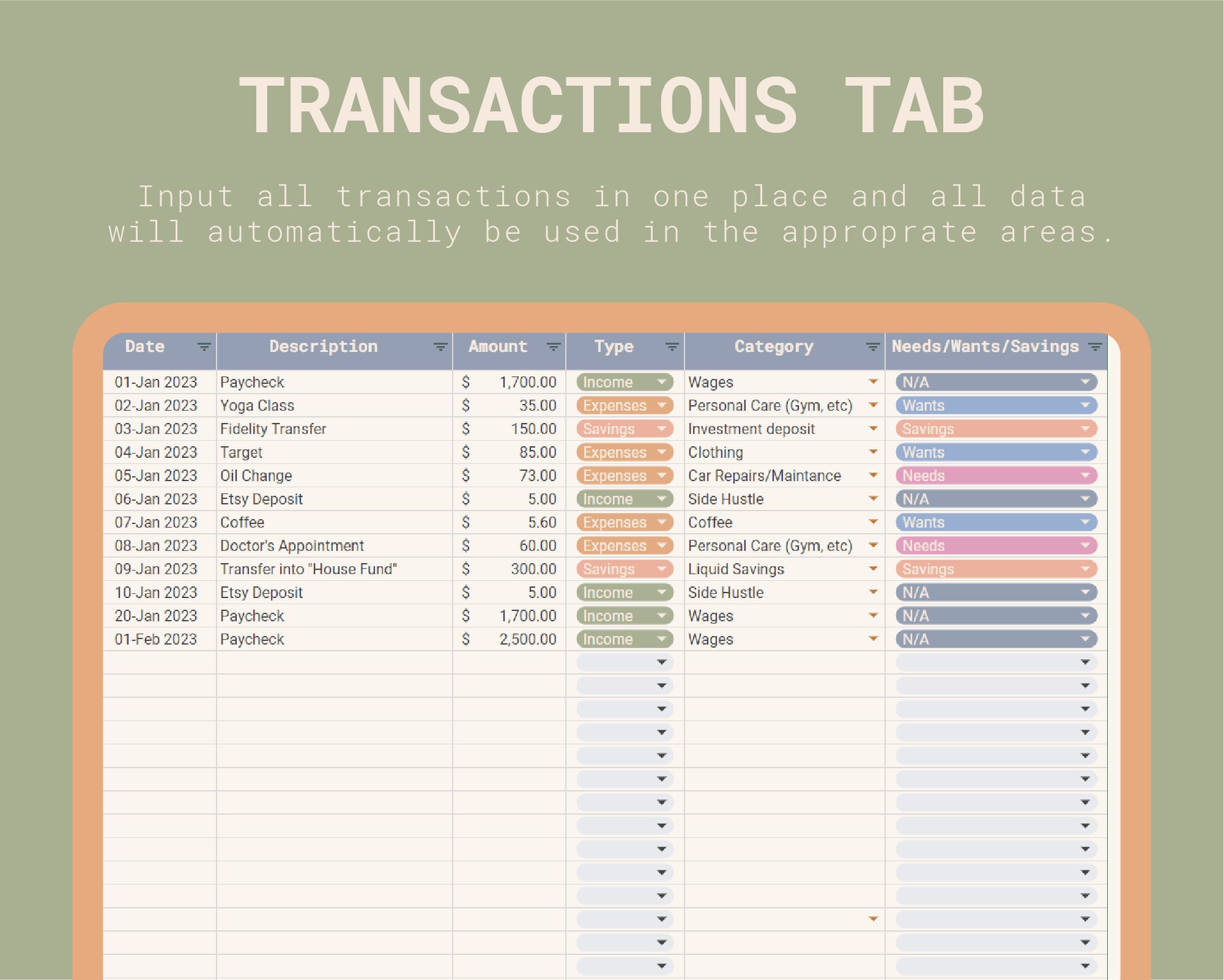 The Ultimate Annual Budget Spreadsheet Template for Google Sheets ...
