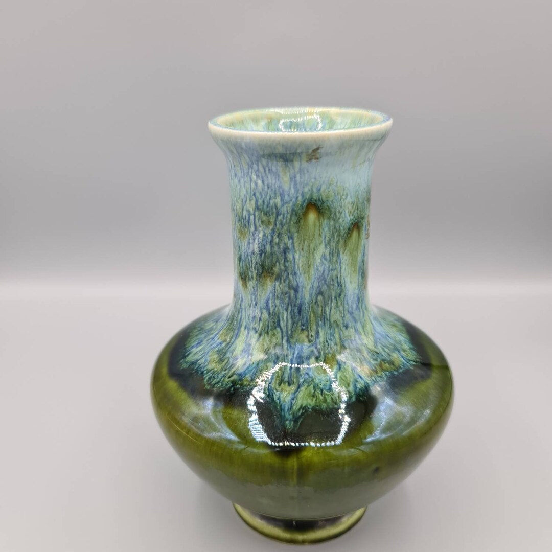 1960s Lovely Bright Retro English Kingston Pottery Vase in Immaculate ...