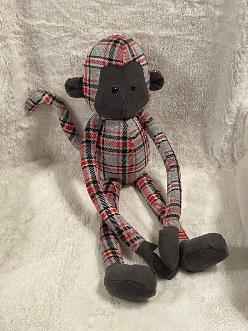 Memory Monkey Memorial Gift Loss of Loved One Made From - Etsy