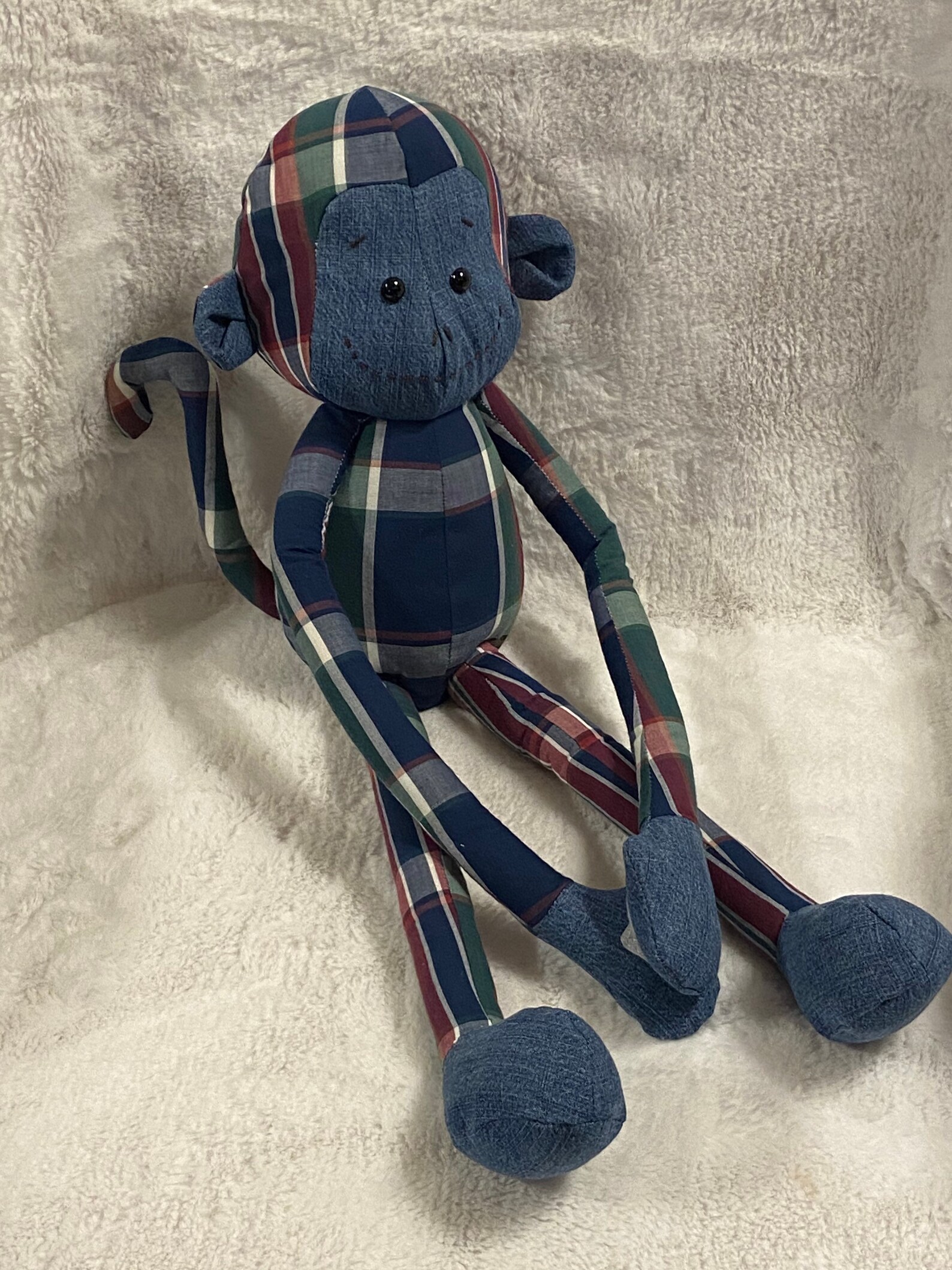 Memory Monkey Memorial Gift Loss of Loved One Made From | Etsy