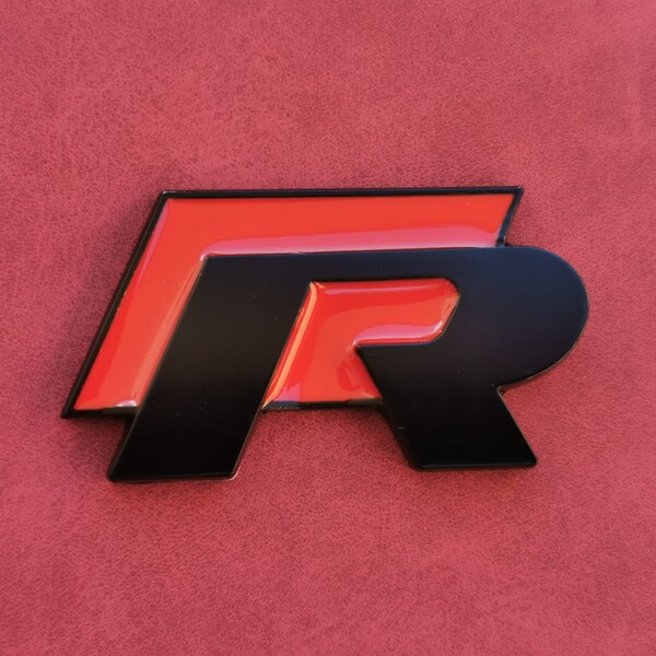 Vw R Line Red Emblem - Etsy