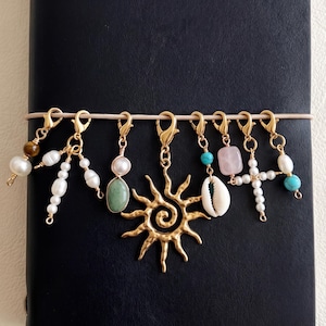 Journal Charms, Clip on Notebook Charms, Planner Charms, Gold Wire ...
